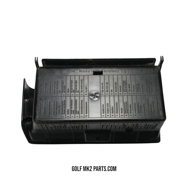 Fuse Box Cover CE2 New type – Golf Mk2 Parts