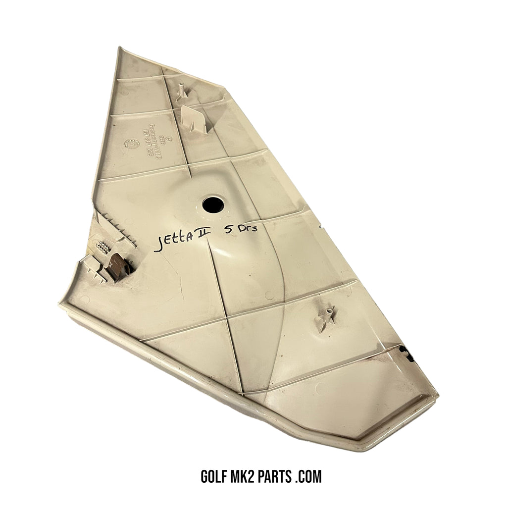 Jetta C pillar cover 5door White Left – Golf Mk2 Parts