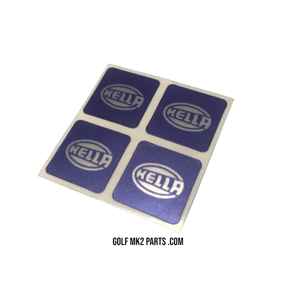 Hella Stickers for headlight / fog light – Golf Mk2 Parts